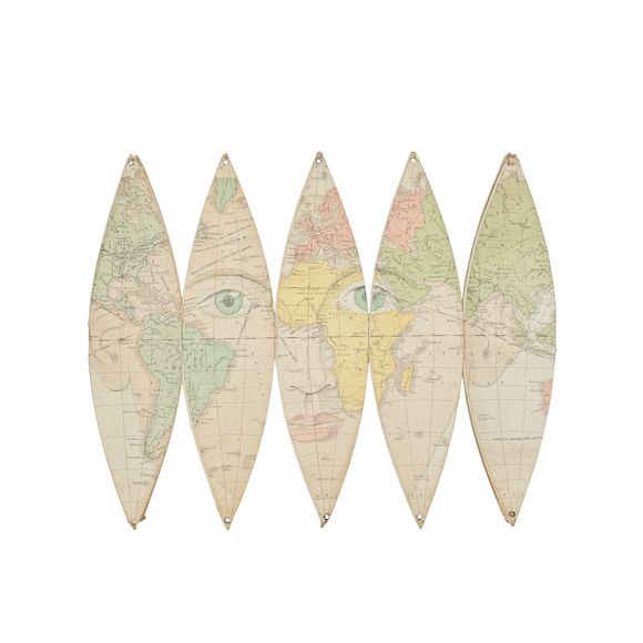 Bonhams : MNEMONIC GLOBE STOKES (WILLIAM) "Stokes' Capital Mnemonical ...