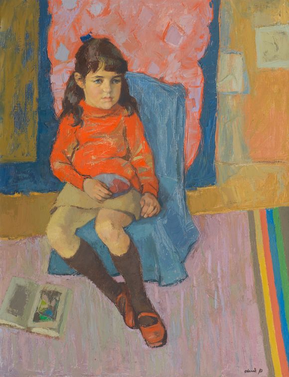 Bonhams : Denis Peploe RSA (1914-1993) Portrait of Zoe