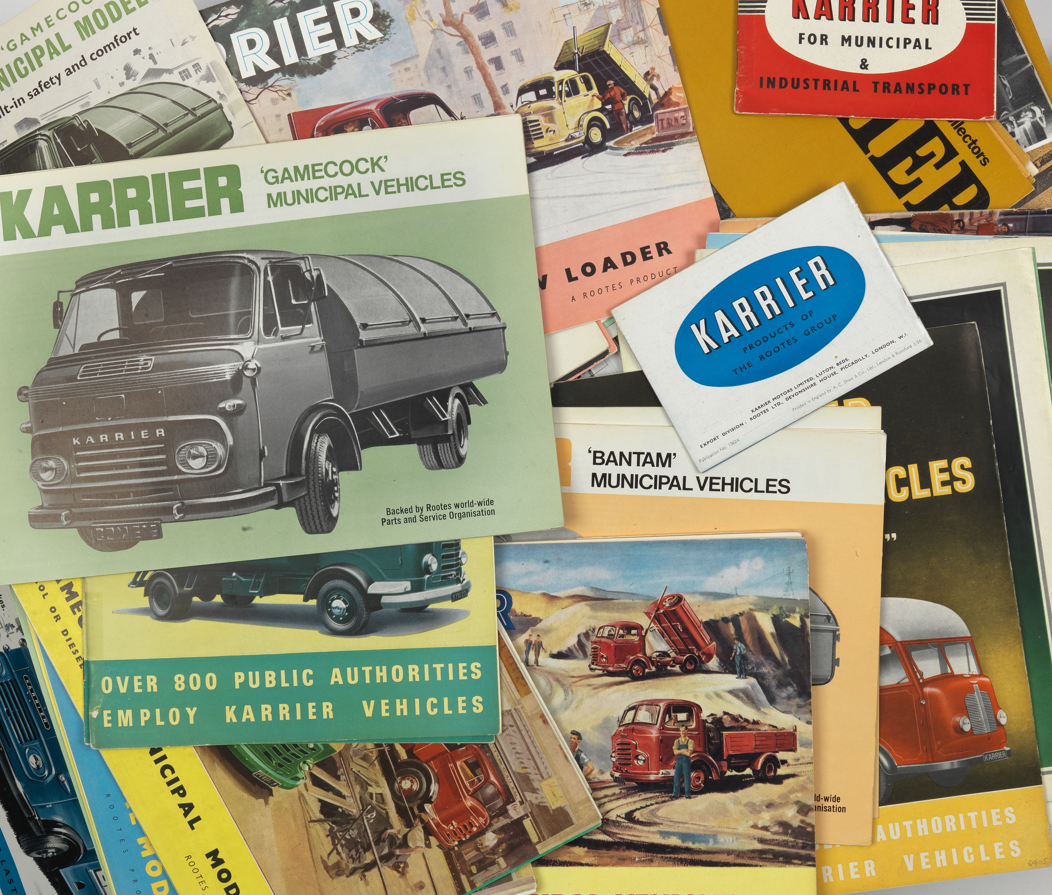 Bonhams Cars : KARRIER: A quantity of sales brochures for trucks ...
