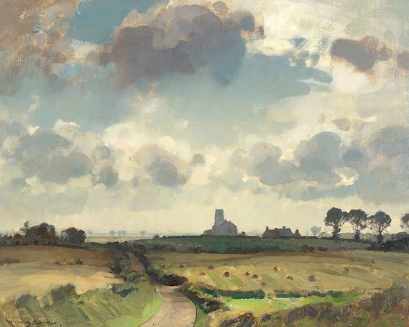 Bonhams : Sir John Alfred Arnesby Brown (British, 1866-1955) Toft Monks ...