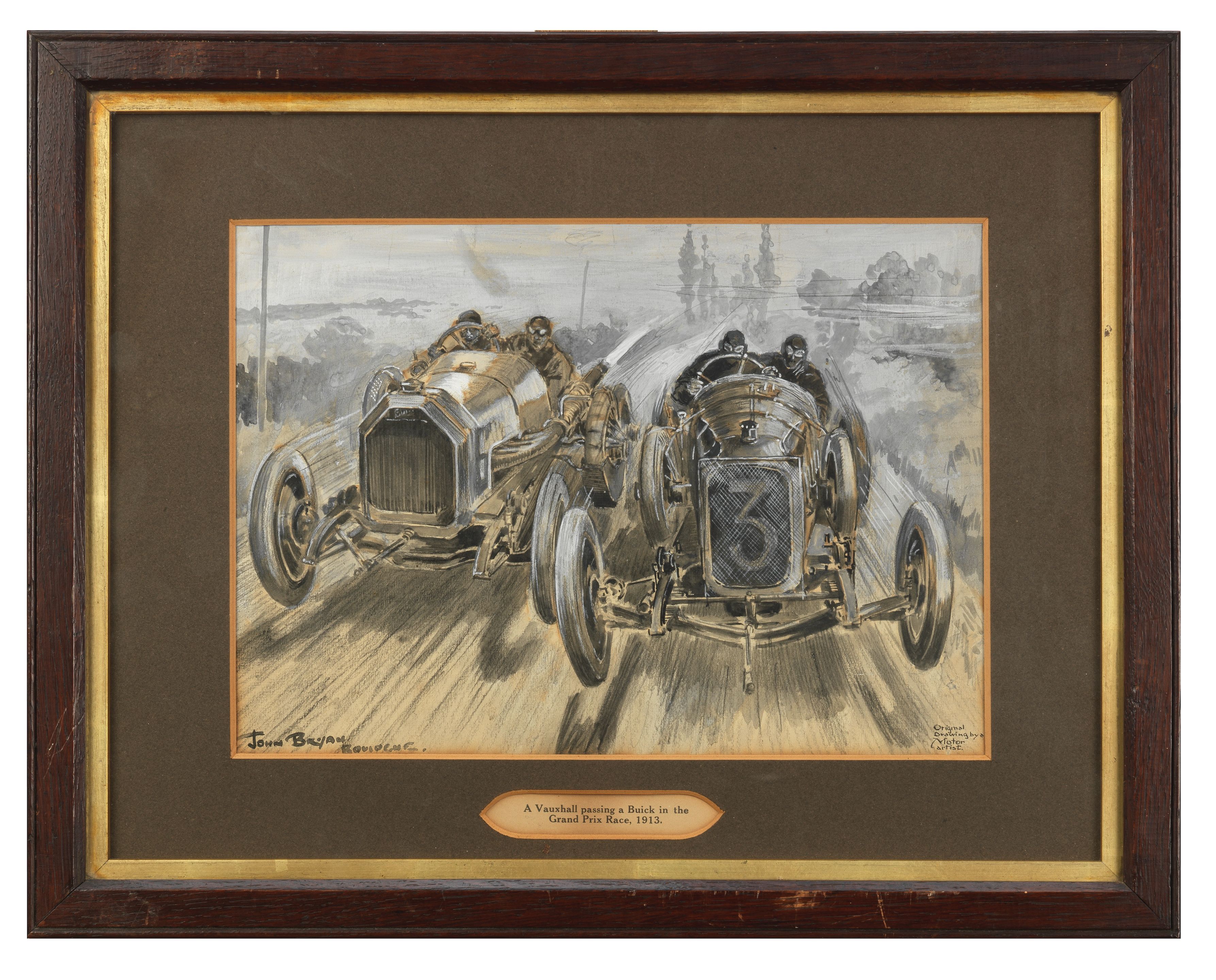 Bonhams Cars : John Bryan (Bryan de Grineau, British, 1883-1957), 'Vauxhall vs Buick - Boulogne ...