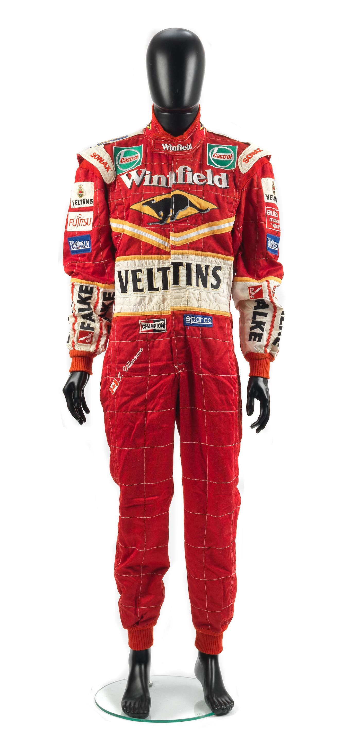 Bonhams Cars : A pair of Jacques Villeneuve Winfield Williams F1 1993 ...