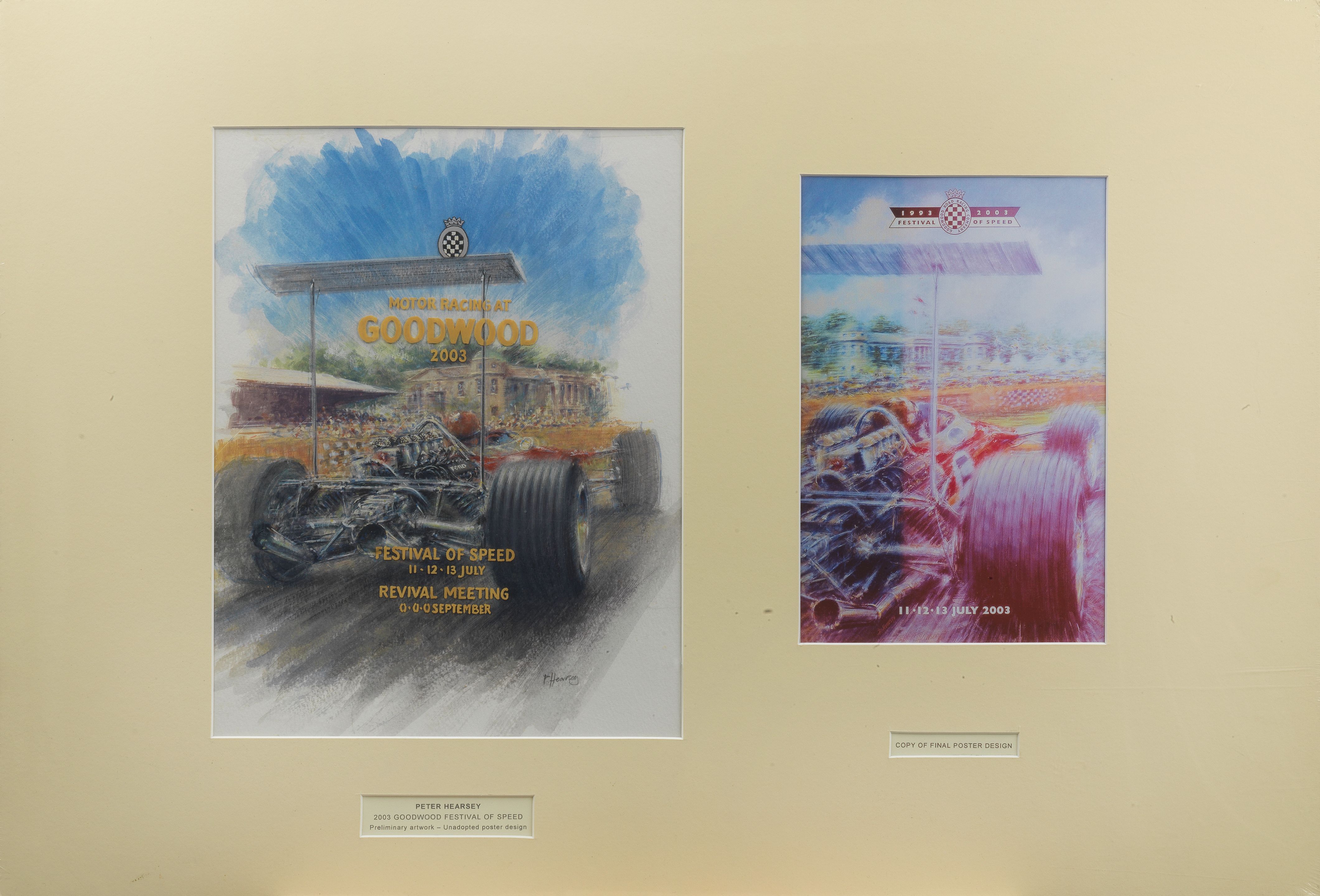 Bonhams Cars : Peter Hearsey (British), a preliminary poster design for ...