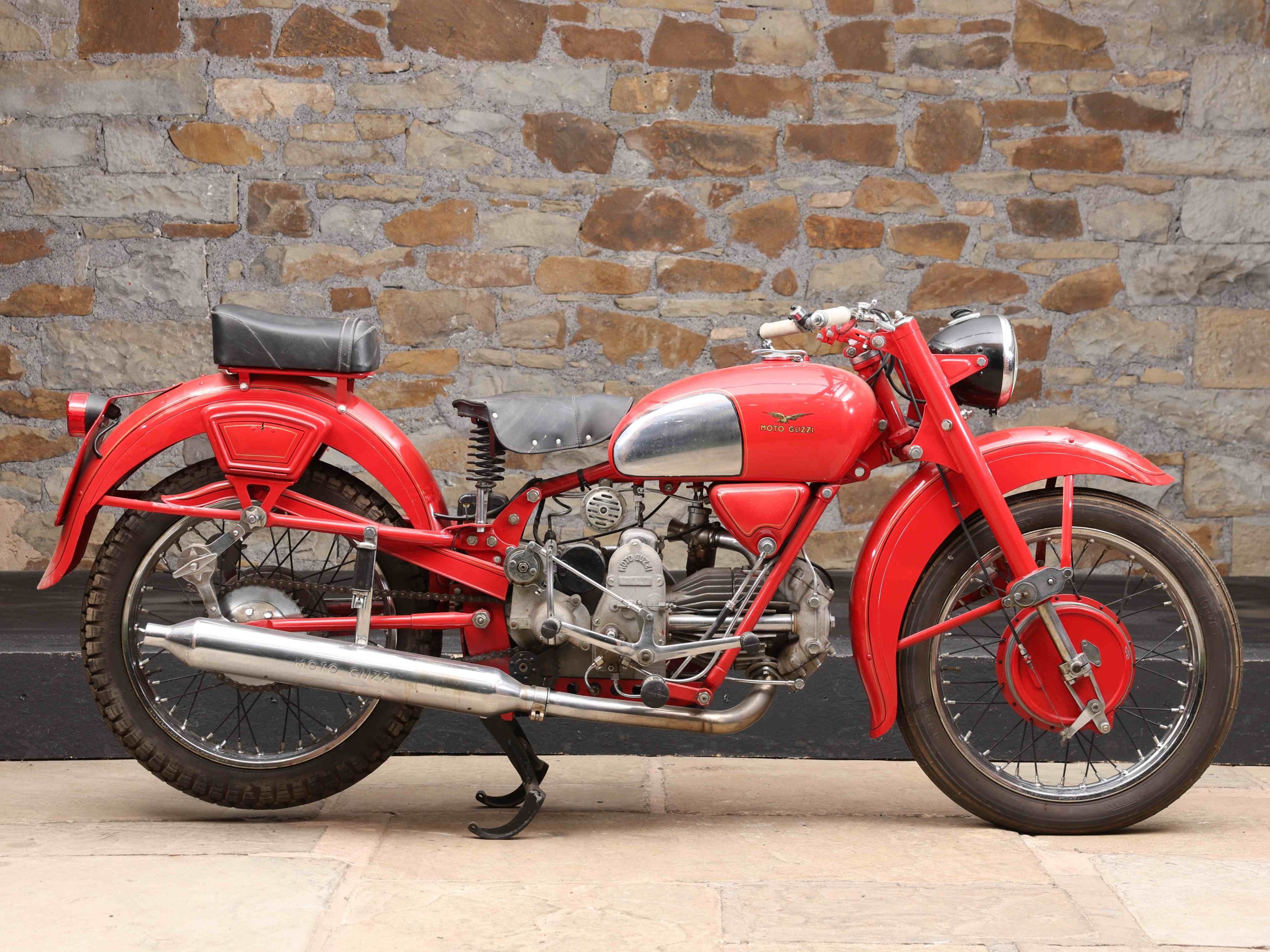 Bonhams Cars : The Dale Winfield Motorcycle Collection, 1950 Moto Guzzi 500cc Falcone Frame no ...