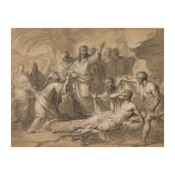 Bonhams Cornette de Saint Cyr : Jean Baptiste Joseph Wicar (Lille 1762-1834 Rome) Etude pour la ...