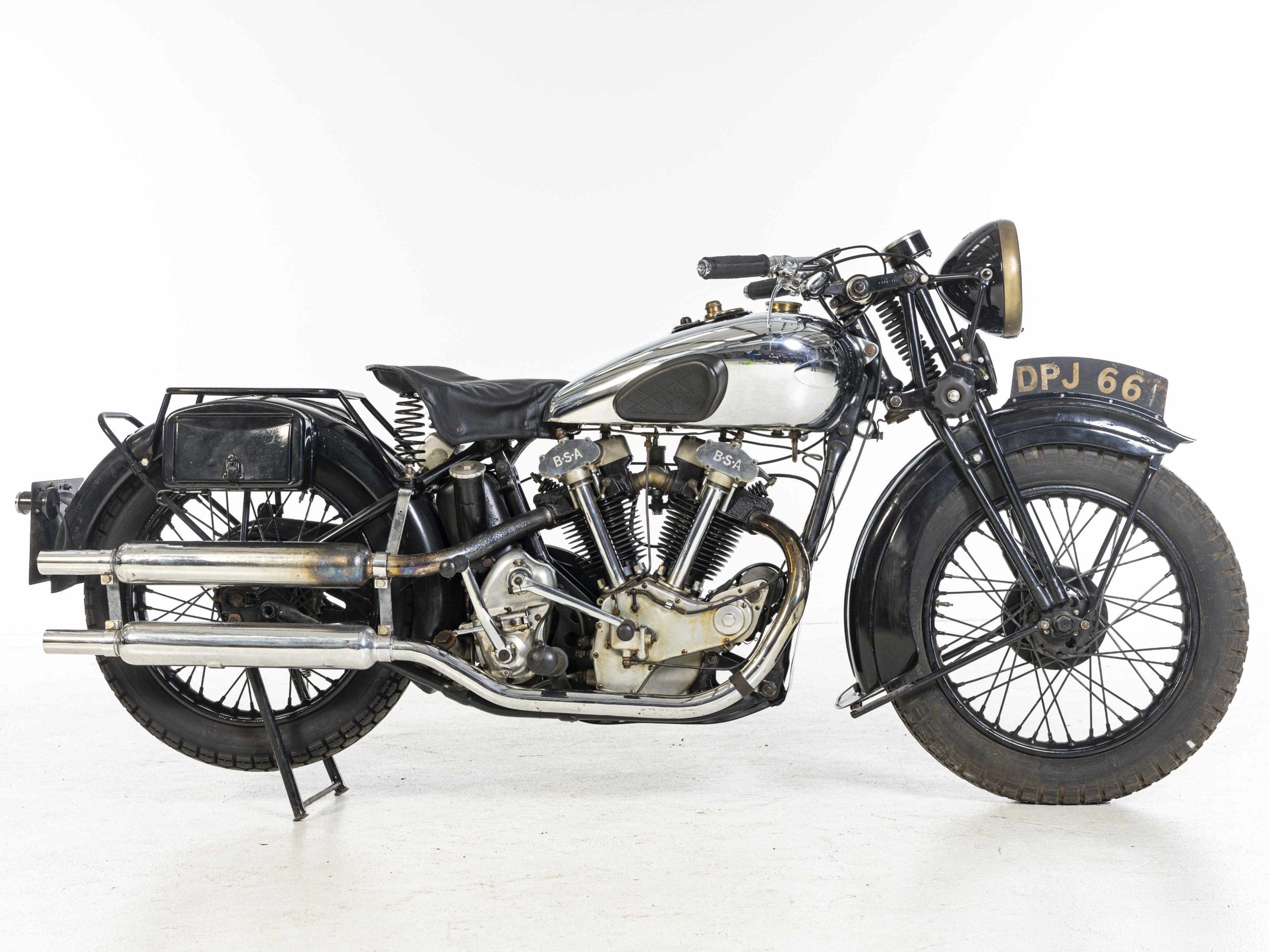 Bonhams Cars : 1936 BSA 750cc Model Y13 Frame no. 541 Engine no. 514