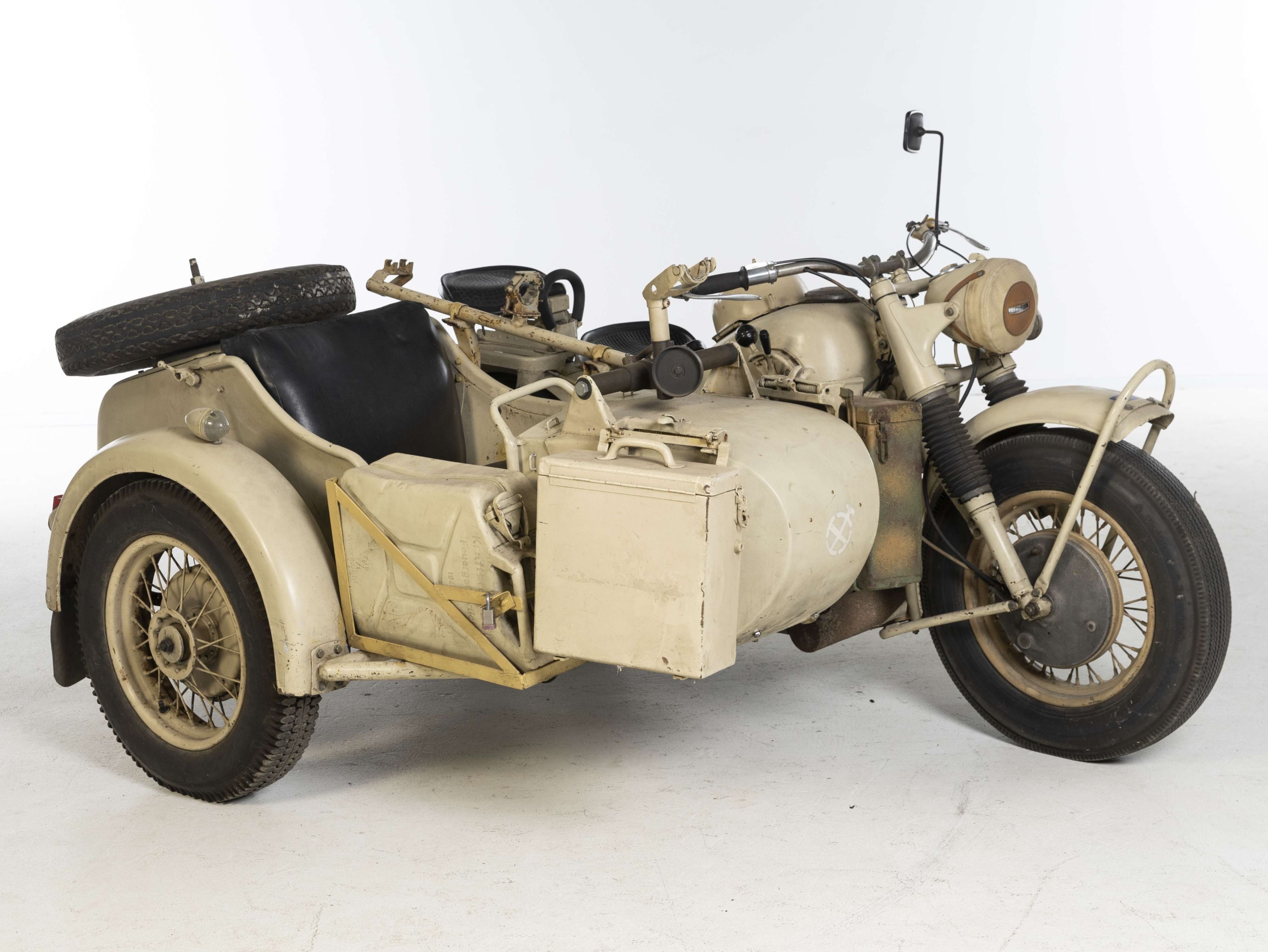 Bonhams Cars : 1942 BMW 750cc R75 Military Motorcycle Combination Frame ...