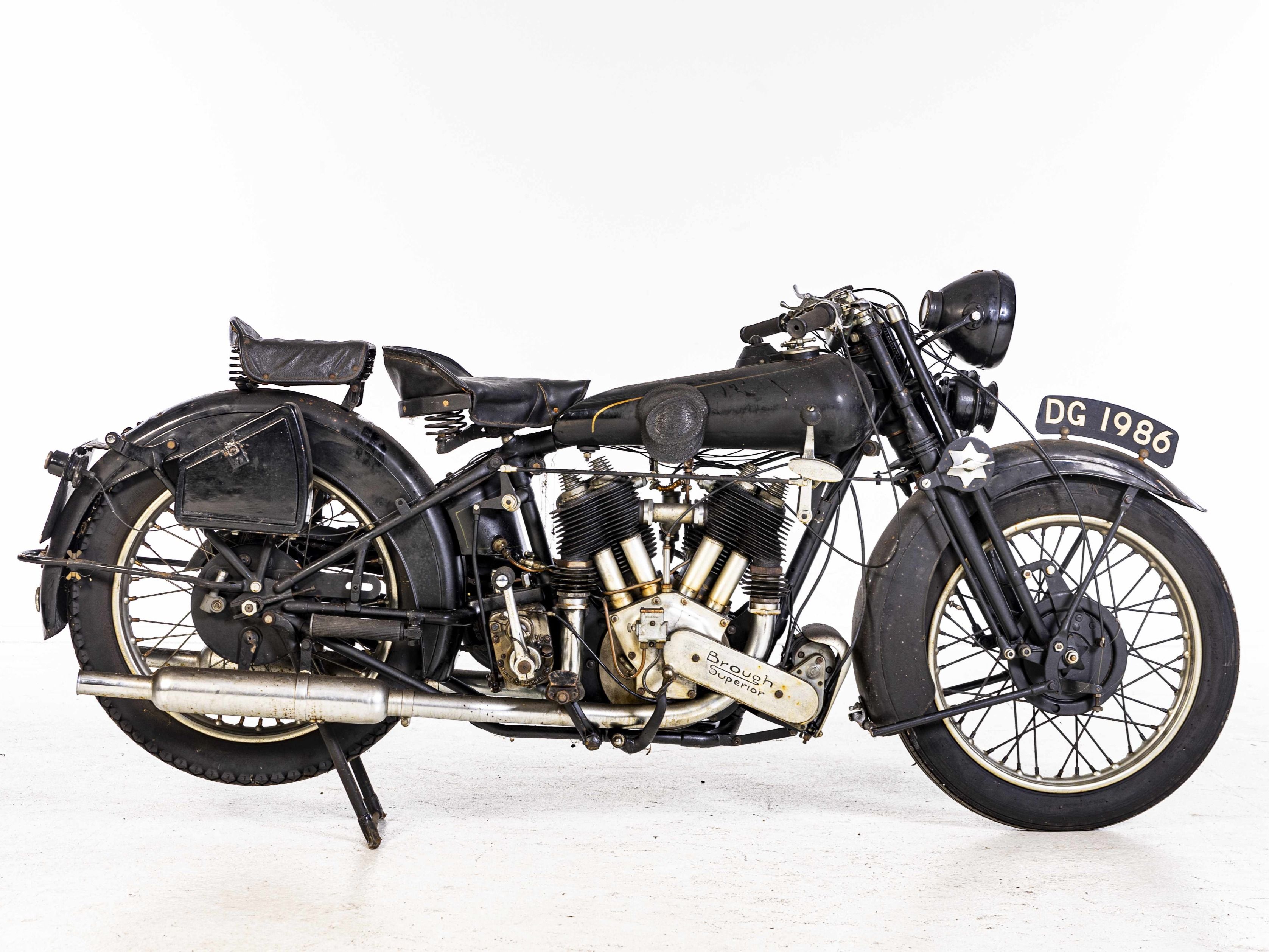 Bonhams Cars : 1931 Brough Superior 998cc SS80 Deluxe Frame no. 1102 ...