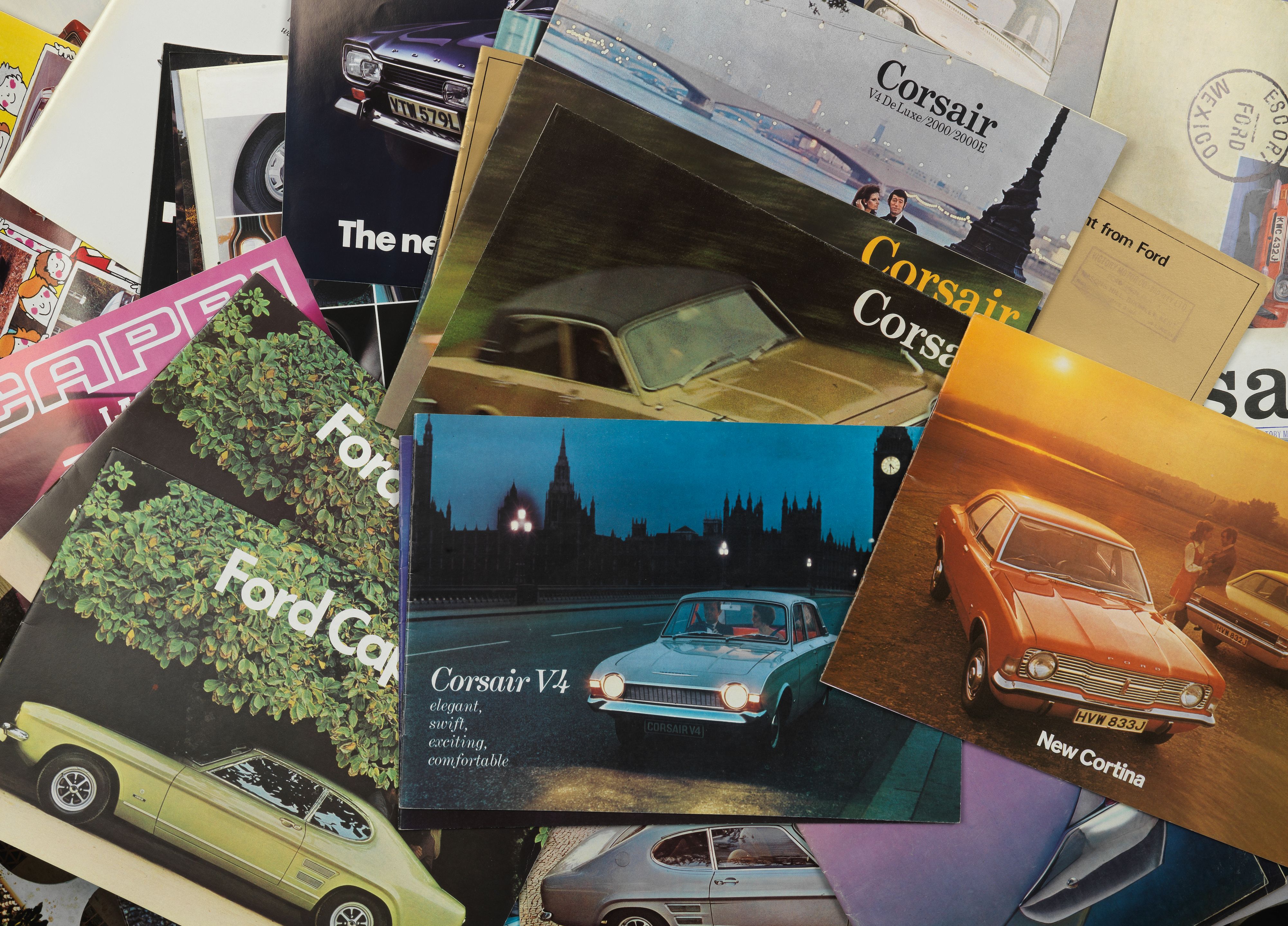Bonhams Cars : FORD: A quantity of assorted sales brochures for British ...