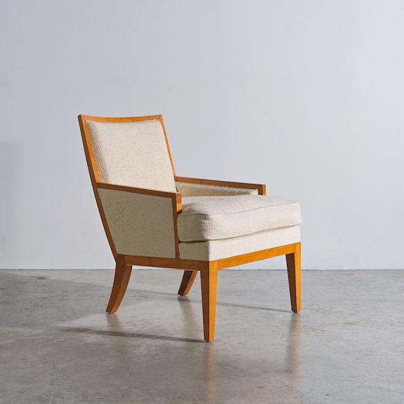 Bonhams Cornette de Saint Cyr : JEAN-MICHEL FRANK (1895-1941) Rare fauteuil