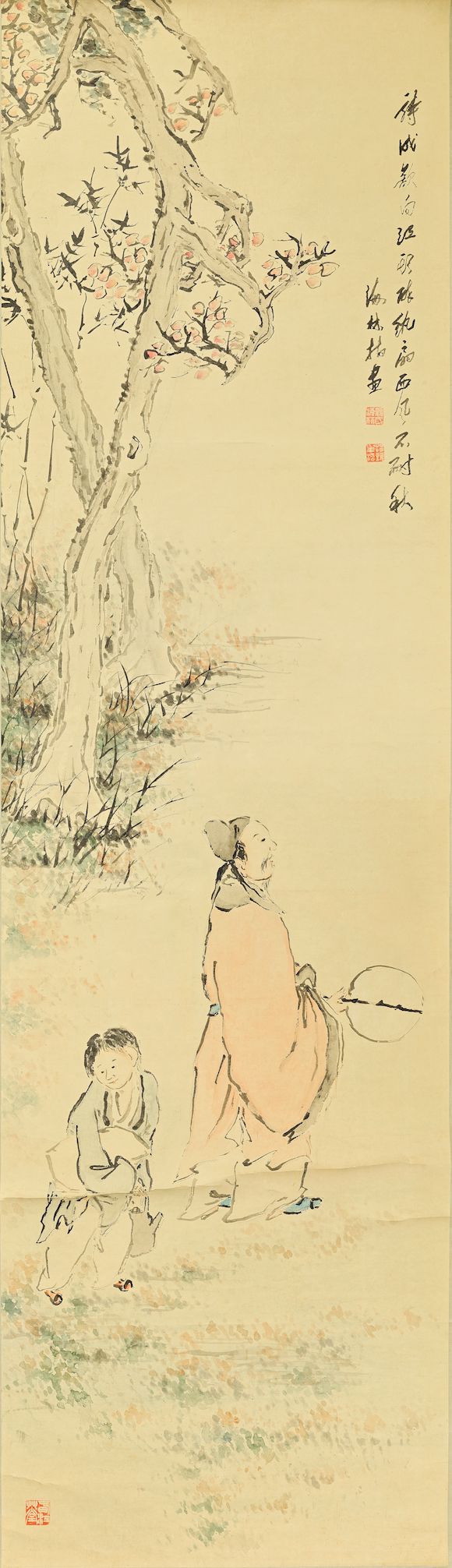 Bonhams : GU HAILIN (1845-1894) Scholar and Boy