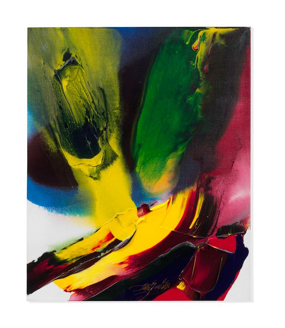 Bonhams : PAUL JENKINS (1923-2012) Phenomena Prism Kiln (Painted in 2005)