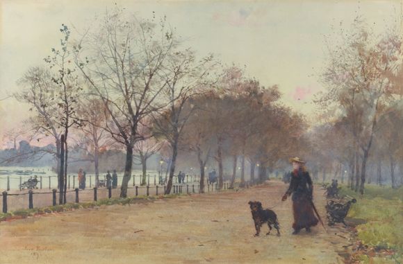 Bonhams : Rose Maynard Barton, RWS (Irish, 1865-1929) Evening by the ...