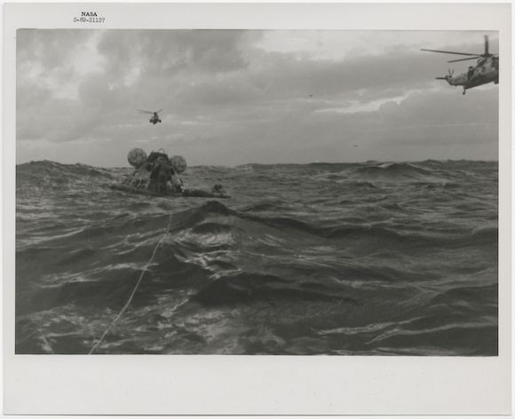 Bonhams Cornette de Saint Cyr : [Apollo 11] SPLASHDOWN OF CM COLUMBIA ...