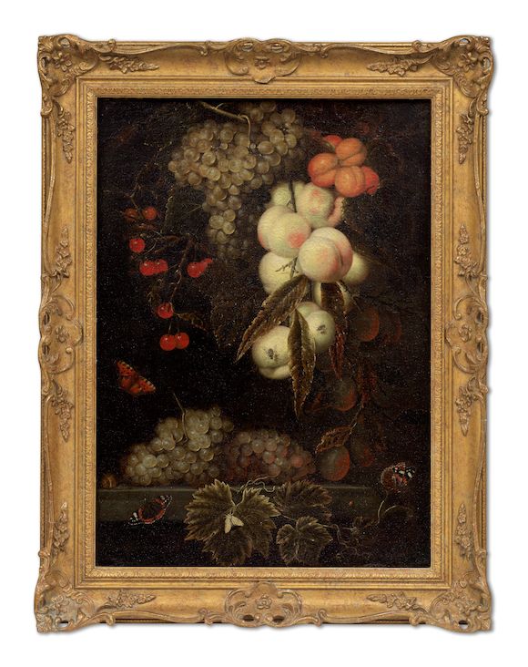 Bonhams : Follower of Joris van Son (Antwerp 1623-1667) A swag of ...