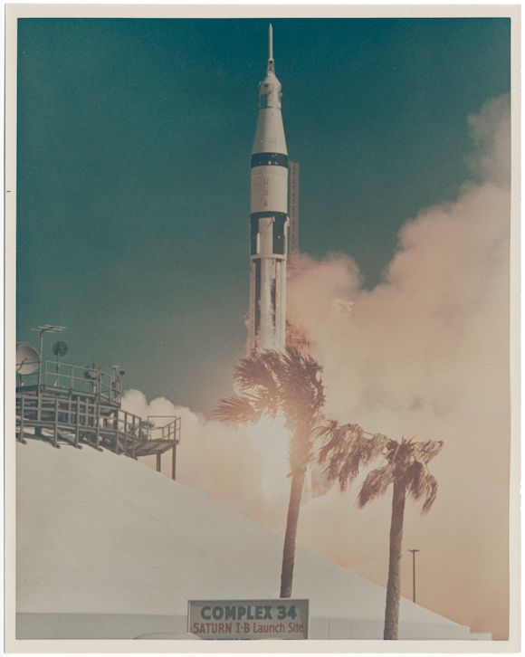 Bonhams Cornette de Saint Cyr : [Apollo 7] LAUNCH OF THE FIRST MANNED ...