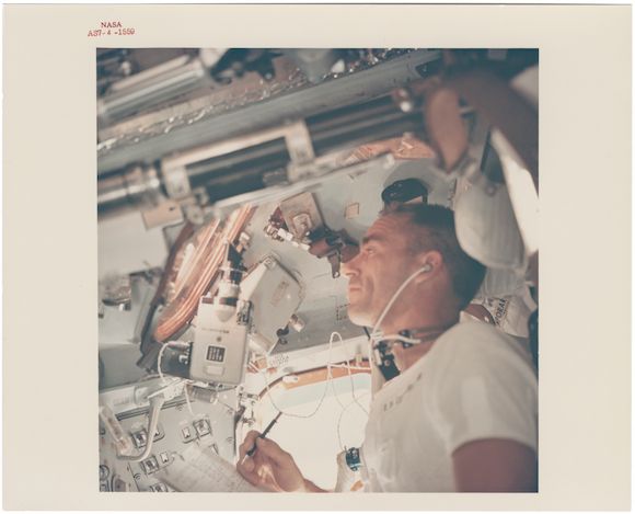 Bonhams Cornette de Saint Cyr : [Apollo 7] SPACE PORTRAIT: Walter ...