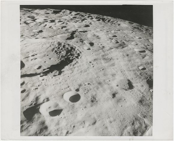 Bonhams Cornette de Saint Cyr : [Apollo 8] THE FIRST PHOTOGRAPH OF THE ...