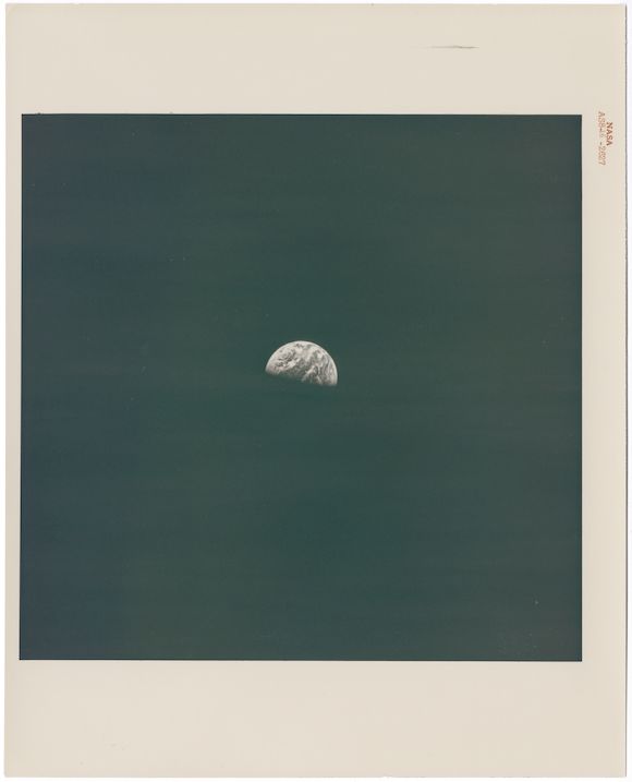 Bonhams Cornette de Saint Cyr : [Apollo 8] EARTH, A SMALL AND FRAGILE ...