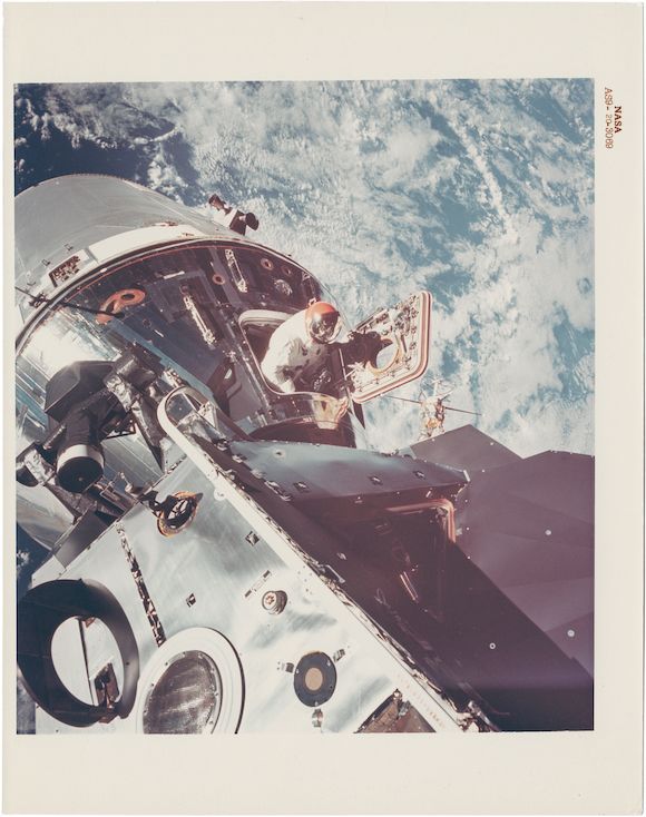 Bonhams Cornette de Saint Cyr : [Apollo 9] OUTER-SPACE VIEW OF DAVID ...