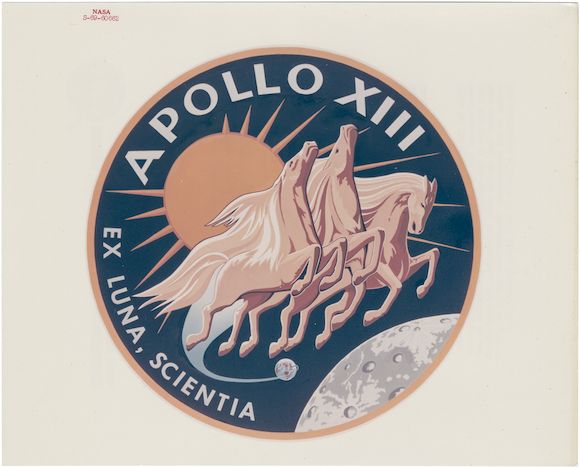 Bonhams Cornette de Saint Cyr : [Apollo 13] THE OFFICIAL EMBLEM OF ...