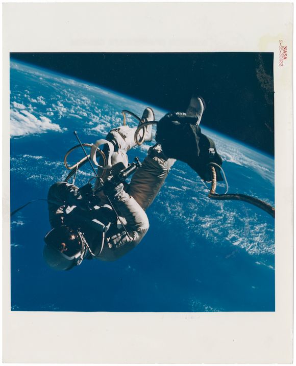 Bonhams Cornette de Saint Cyr : [Gemini IV] ED WHITE TAKING THE FIRST ...