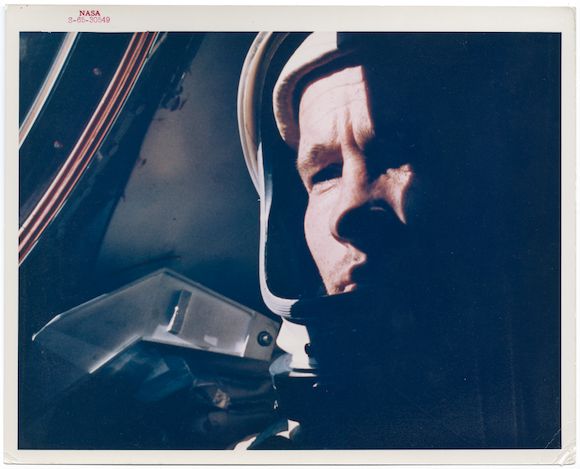 Bonhams Cornette de Saint Cyr : [Gemini IV] THE FIRST SPACE PORTRAIT ...