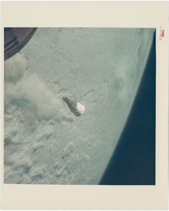 Bonhams Cornette de Saint Cyr : [Gemini VI-A] FIRST RENDEZ-VOUS IN SPACE: Gemini VII spacecraft ...