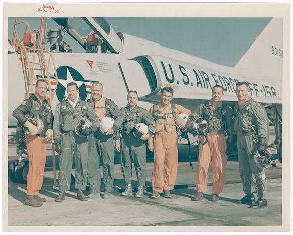 Bonhams Cornette de Saint Cyr : [Project Mercury] THE MERCURY SEVEN'S ...