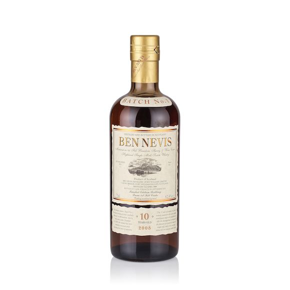 Bonhams Cornette de Saint Cyr : Ben Nevis 10 Year Old Batch 1, 2008 (1x ...