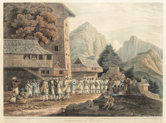Bonhams : Assemblage of [Gurkha] Hillmen, from James Fraser's Views in ...