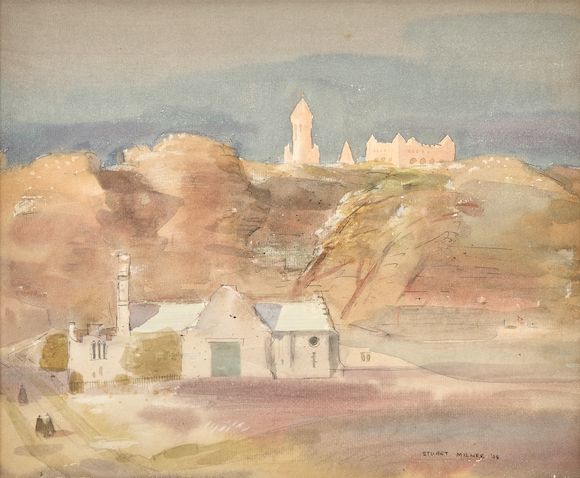 Bonhams : Thomas Stuart Milner (British, 1909-1969) Continental chapel ...