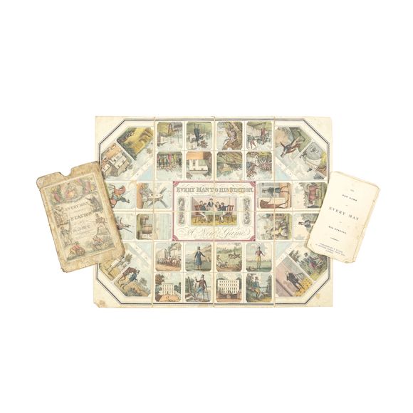 Bonhams : MAP GAMES - Picturesque Round Game of the Produce ...