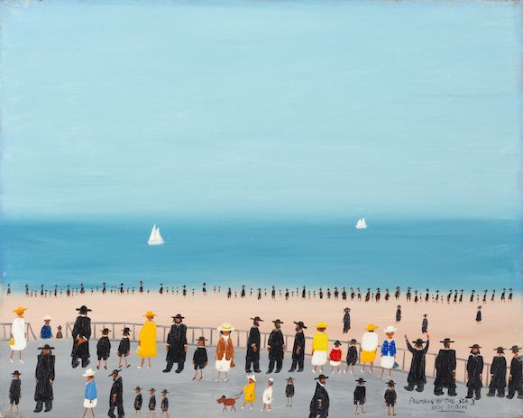 Bonhams : Ben Tobias (Canadian, 1901-1985) Frumahs by the sea, no.3