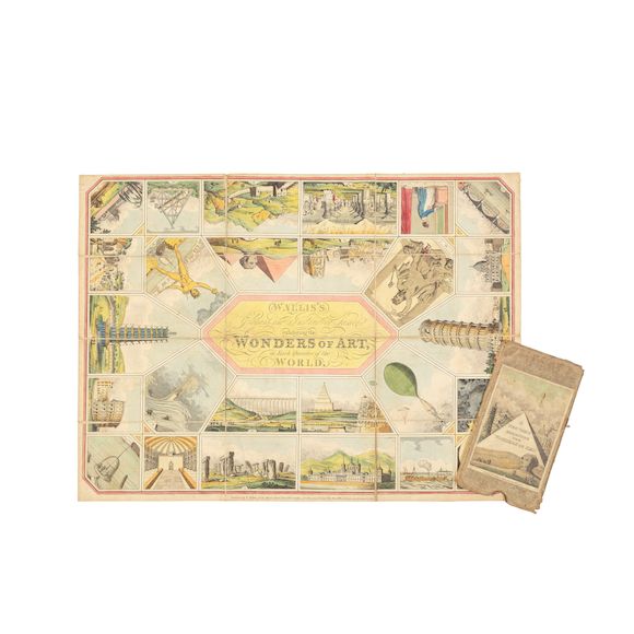 Bonhams : MAP GAMES Wallis's Elegant and Instructive Game exhibiting ...
