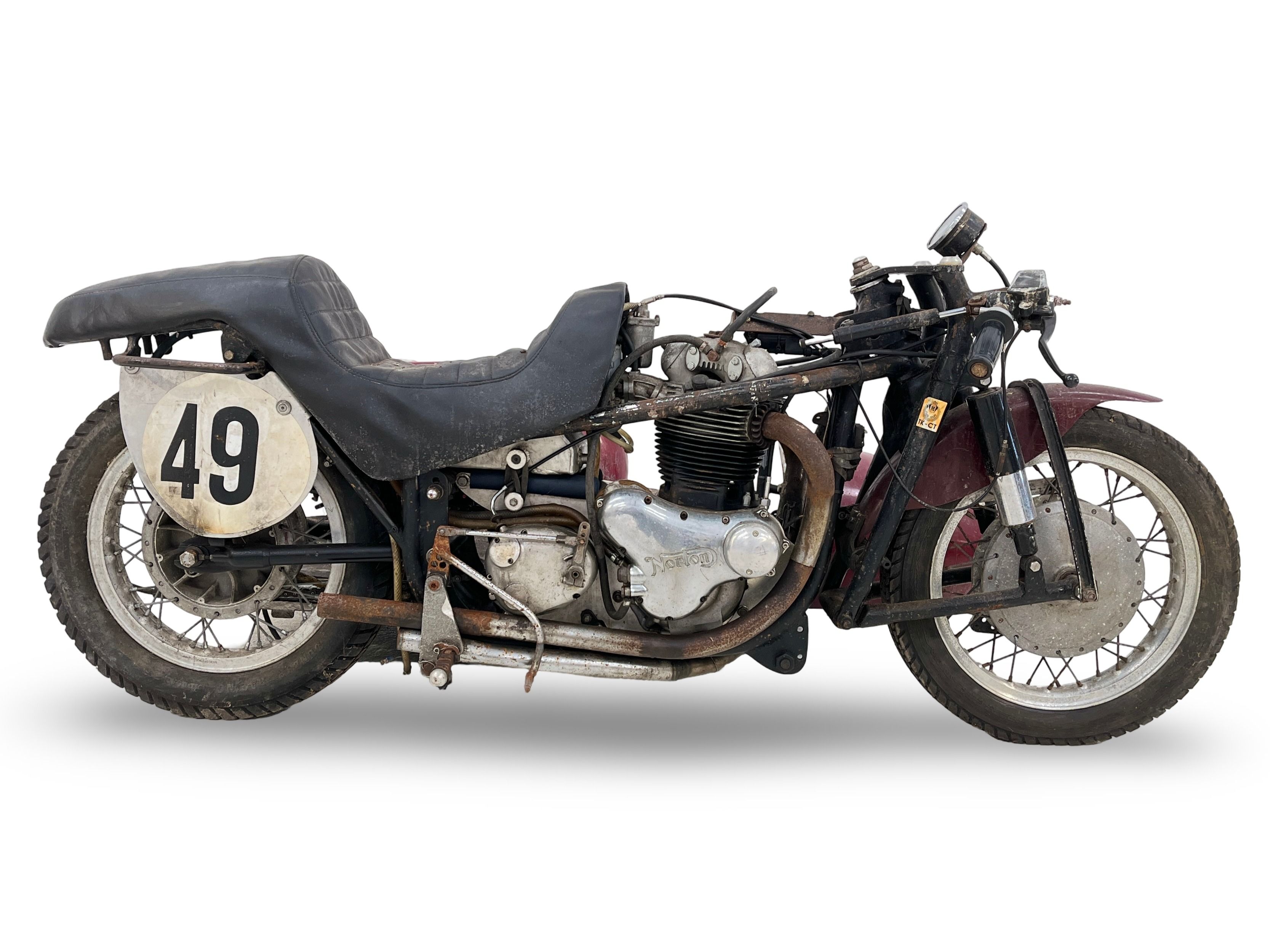 Bonhams Cars : Norton Racing Motorcycle Combination Frame no. none visible Engine no. 200019