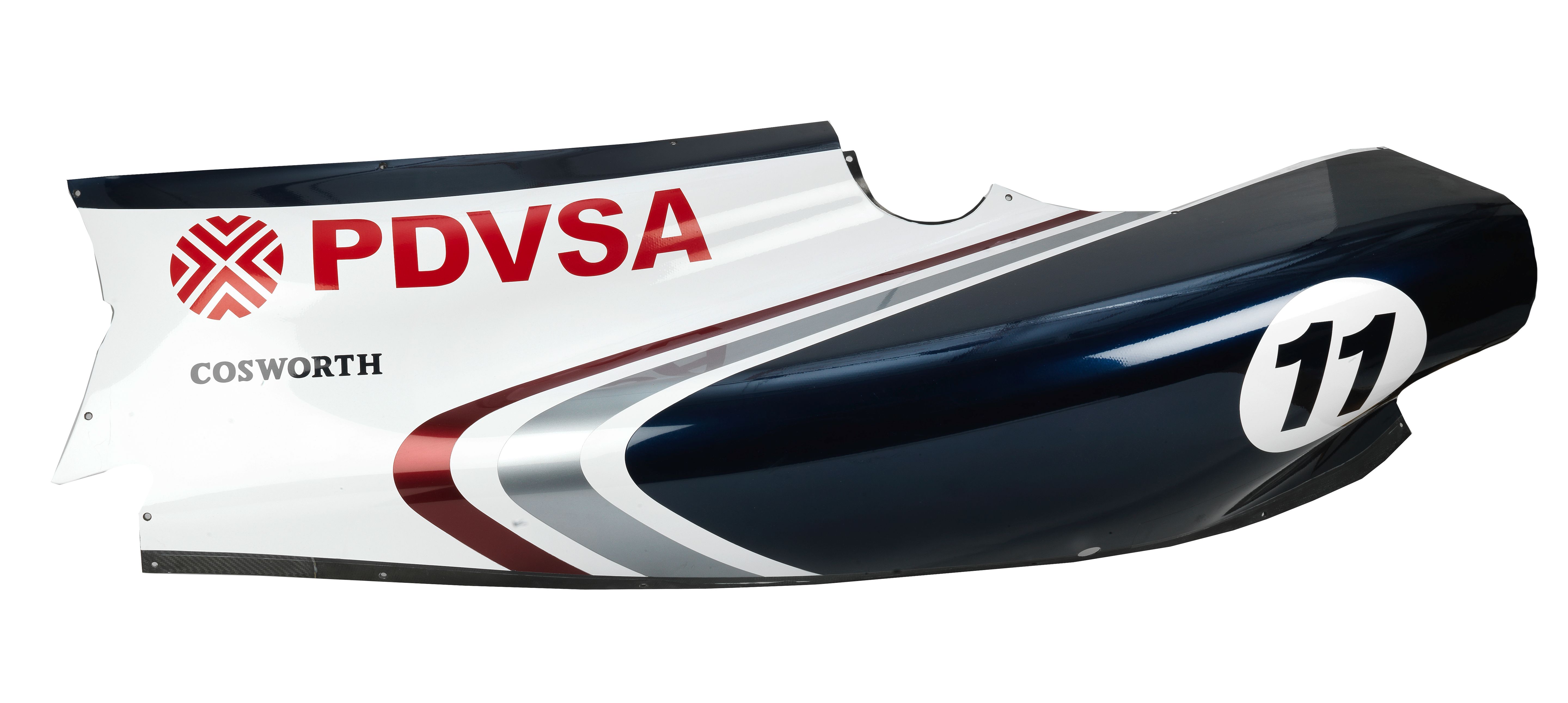 Bonhams Cars : A 2011 Williams Cosworth FW33 F1 side pod, from Rubens ...