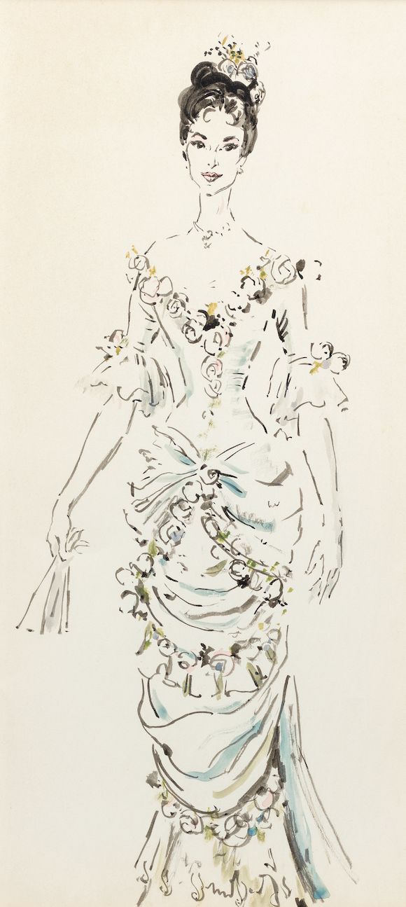 Bonhams : Cecil Beaton (British, 1904-1980) A costume design for a ...