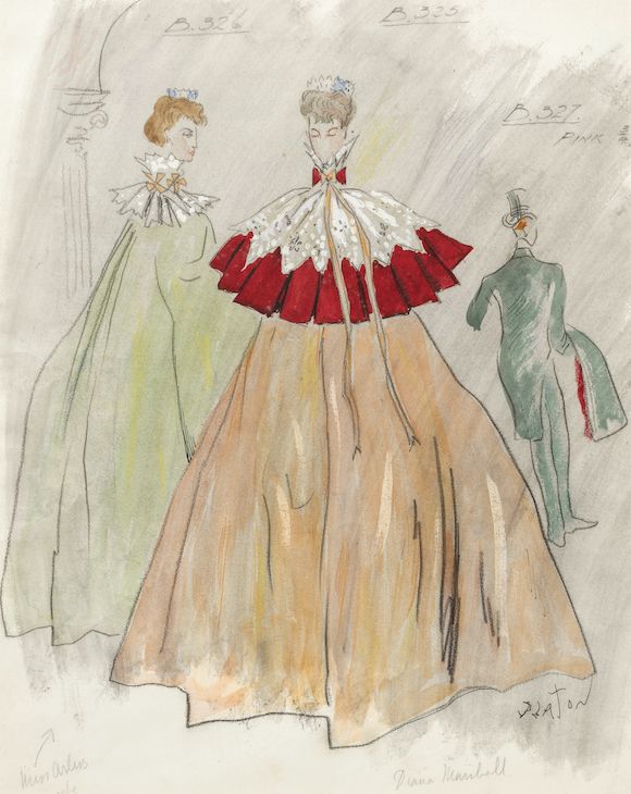 Bonhams : Cecil Beaton (British, 1904-1980) Costume designs for An ...