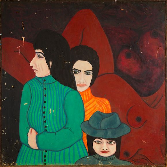 Bonhams : Aref El Rayess (Lebanon, 1928-2005) Displaced from the South ...