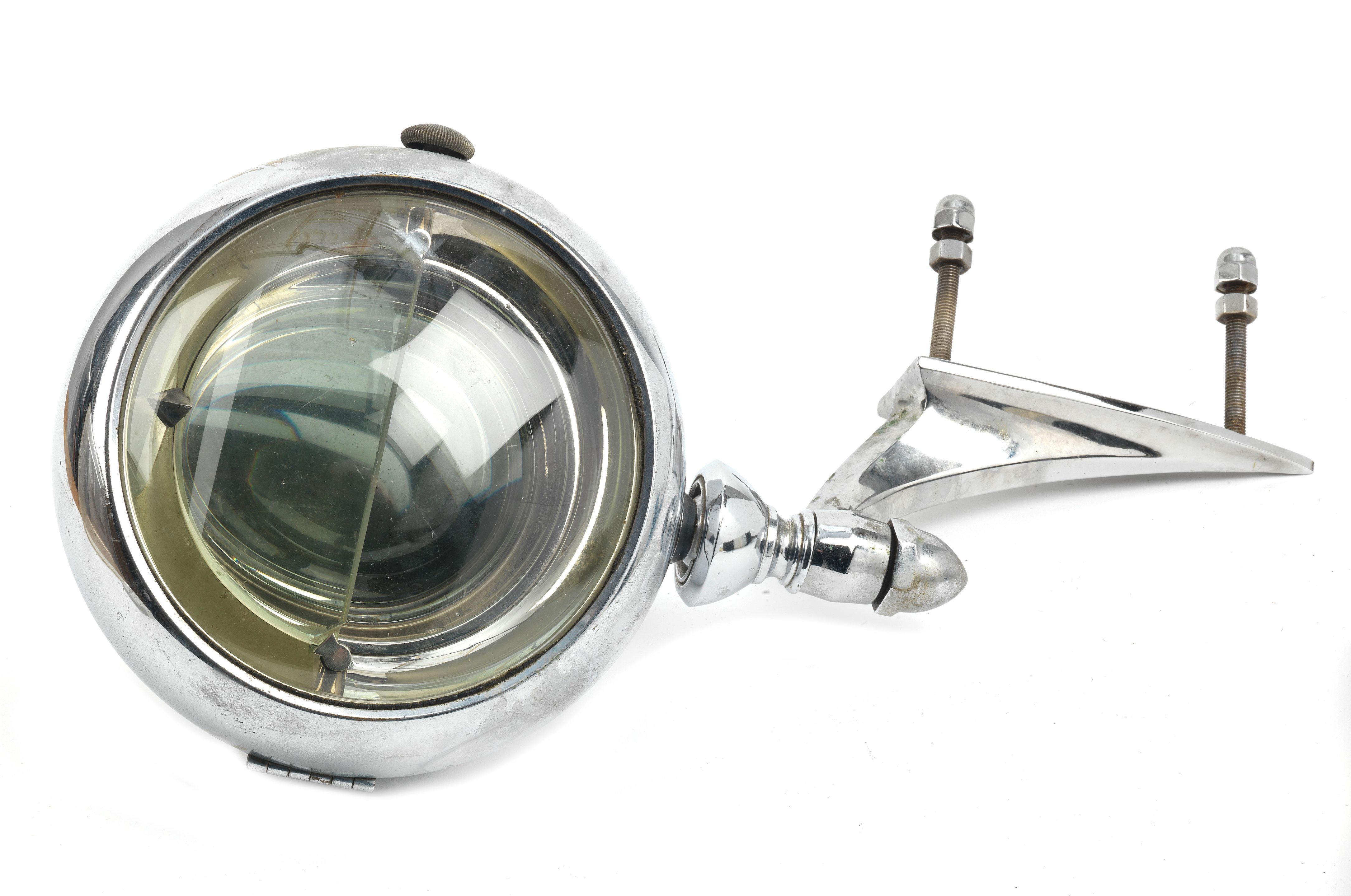 Bonhams Cars : A large Stephen Grebel 'triple-lens' spotlamp, French ...