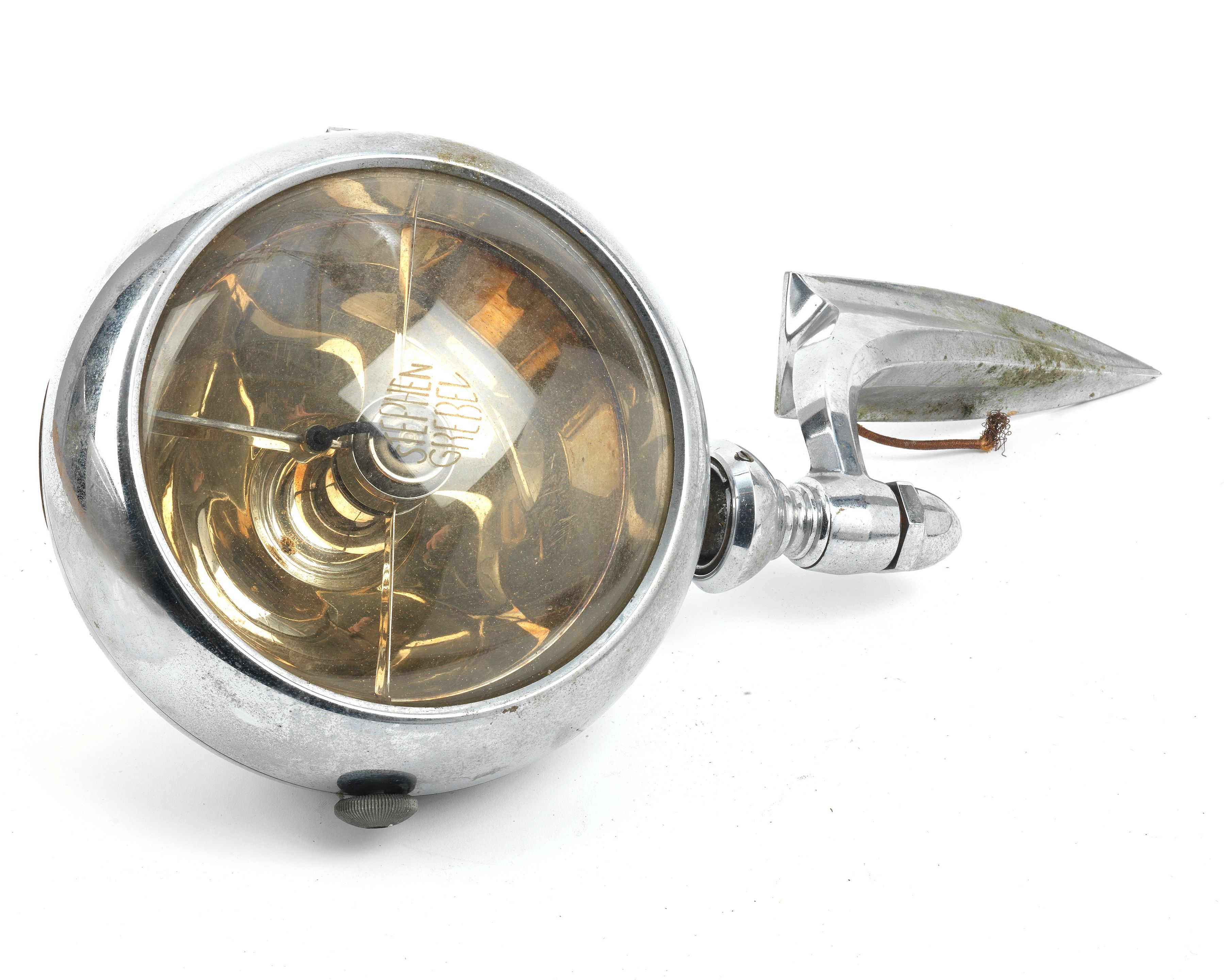 Bonhams Cars : A large Stephen Grebel spotlamp, French, 1930s,