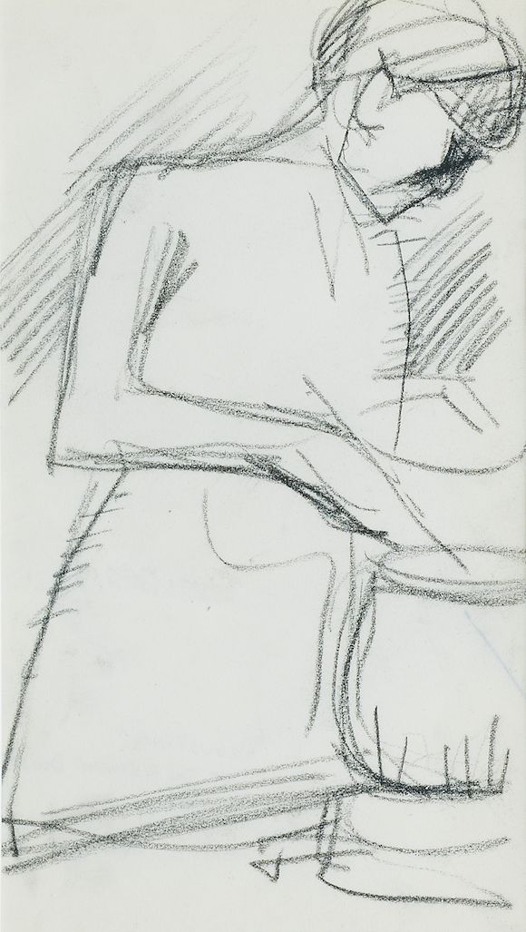 Bonhams : John Duncan Fergusson RBA (British, 1874-1961) Augustine at ...