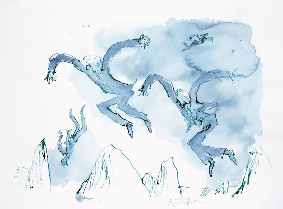 Bonhams : Sir Quentin Blake (British, born 1932) Airborne No. 7 ...