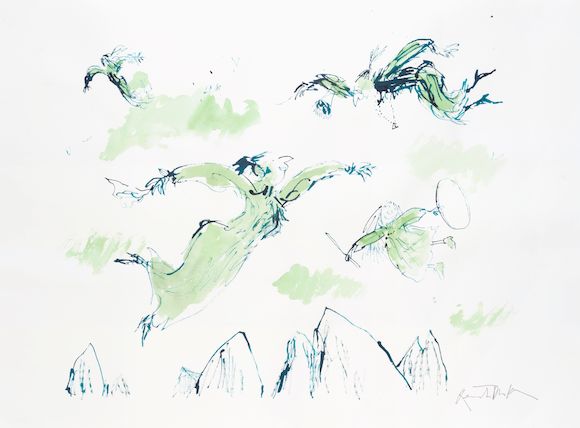 Bonhams : Sir Quentin Blake (British, born 1932) Airborne No. 12 ...