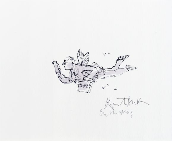 Bonhams : Sir Quentin Blake (British, born 1932) On the Wing (Cover ...
