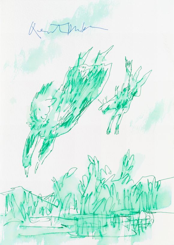 Bonhams : Sir Quentin Blake (British, born 1932) Airborne 2025 No. 3 ...