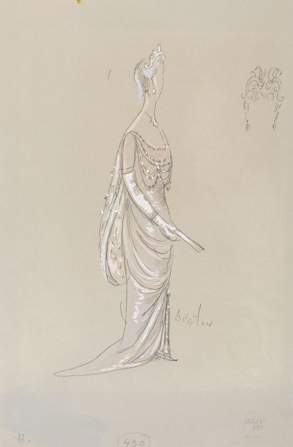 Bonhams : Cecil Beaton (British, 1904-1980) A costume design for My ...