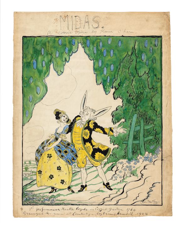 Bonhams : Cecil Beaton (British, 1904-1980) A design for Midas, circa ...