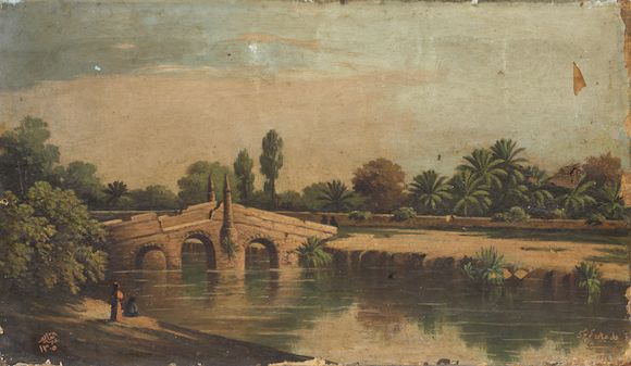 Bonhams : Abdul Kadir Al Rassam (Iraq, 1882-1952) View of the Delal ...